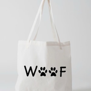 Woof Dog Paw Print (svg, Png, Jpg, Pdf), Dog Lover - Etsy
