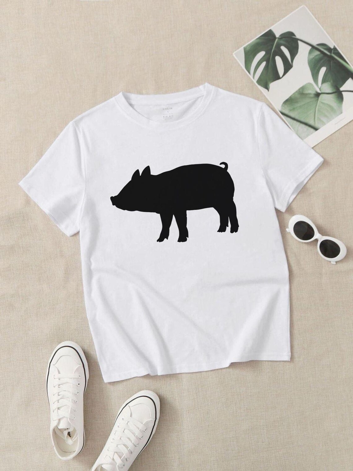 Pig Silhouette Vector, Farm Animal Clipart (digital Download) - Etsy