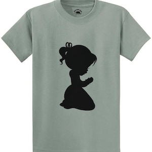 Praying Girl Silhouette, Christening, Communion (svg, Png, Jpg, Pdf) - Etsy
