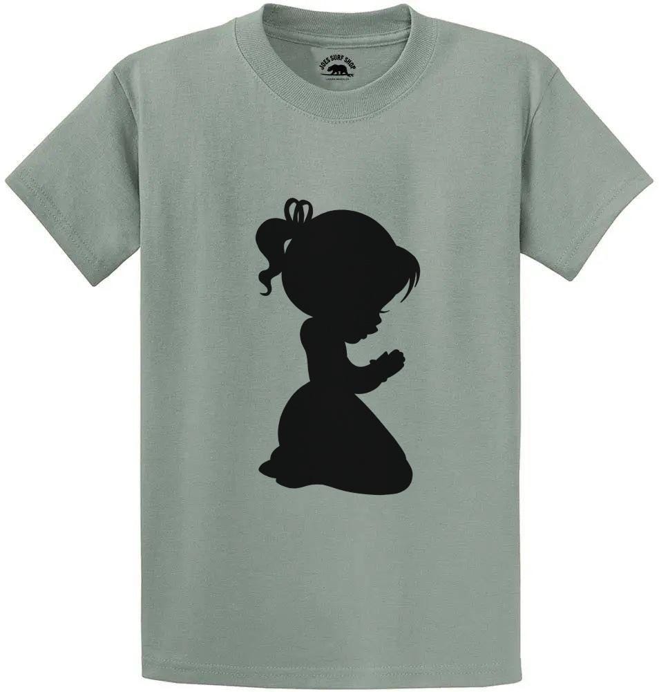 Praying Girl Silhouette, Christening, Communion (svg, Png, Jpg, Pdf) - Etsy