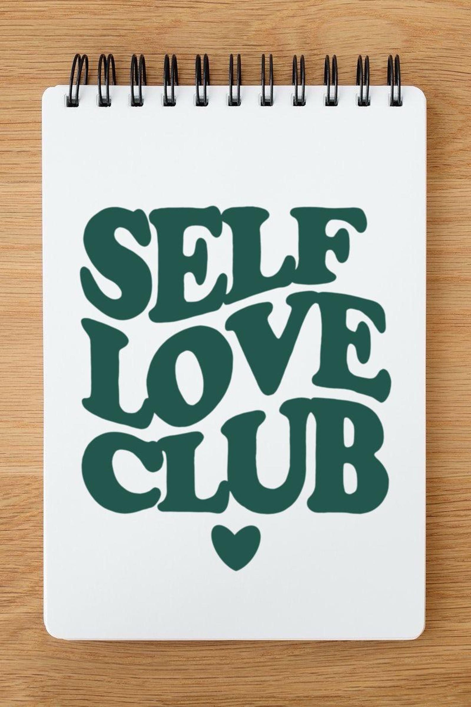 Self Love Club Svg, Png, Jpg, Pdf, Valentines Day Design, Self Love Cut ...