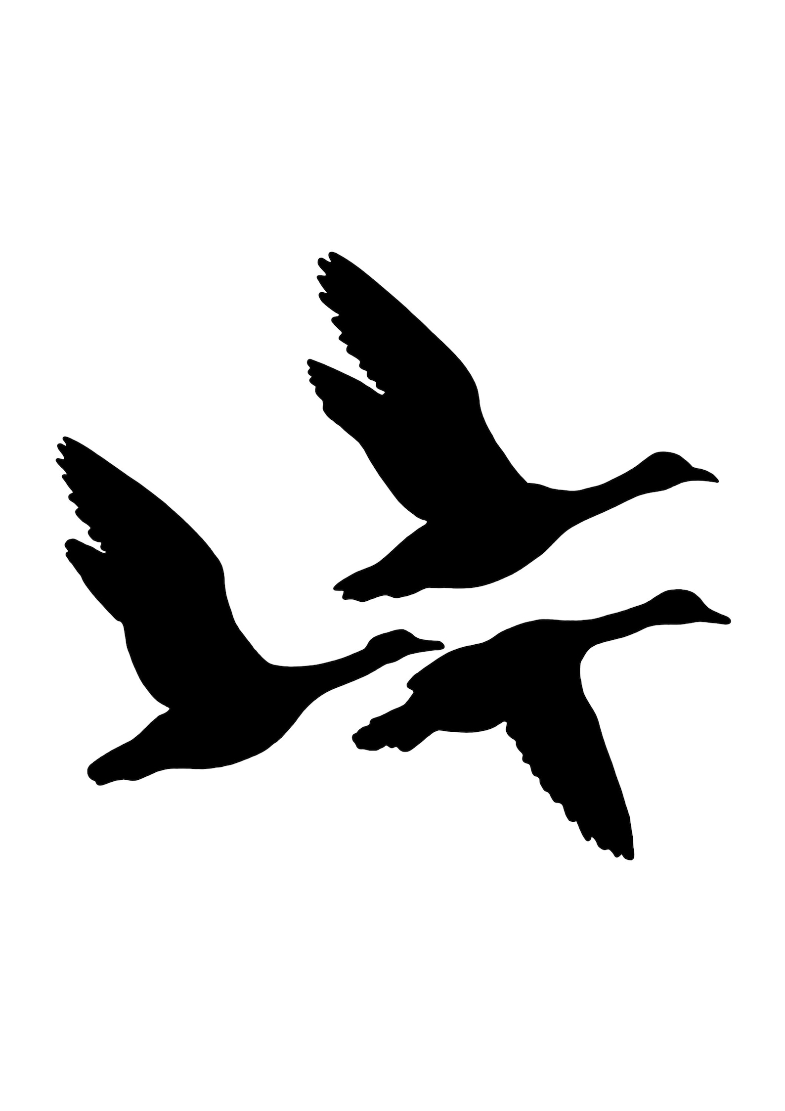 Flying Geese Svg, Png, Jpg, Pdf, Bird, Animals Wildlife, Printable Clip ...