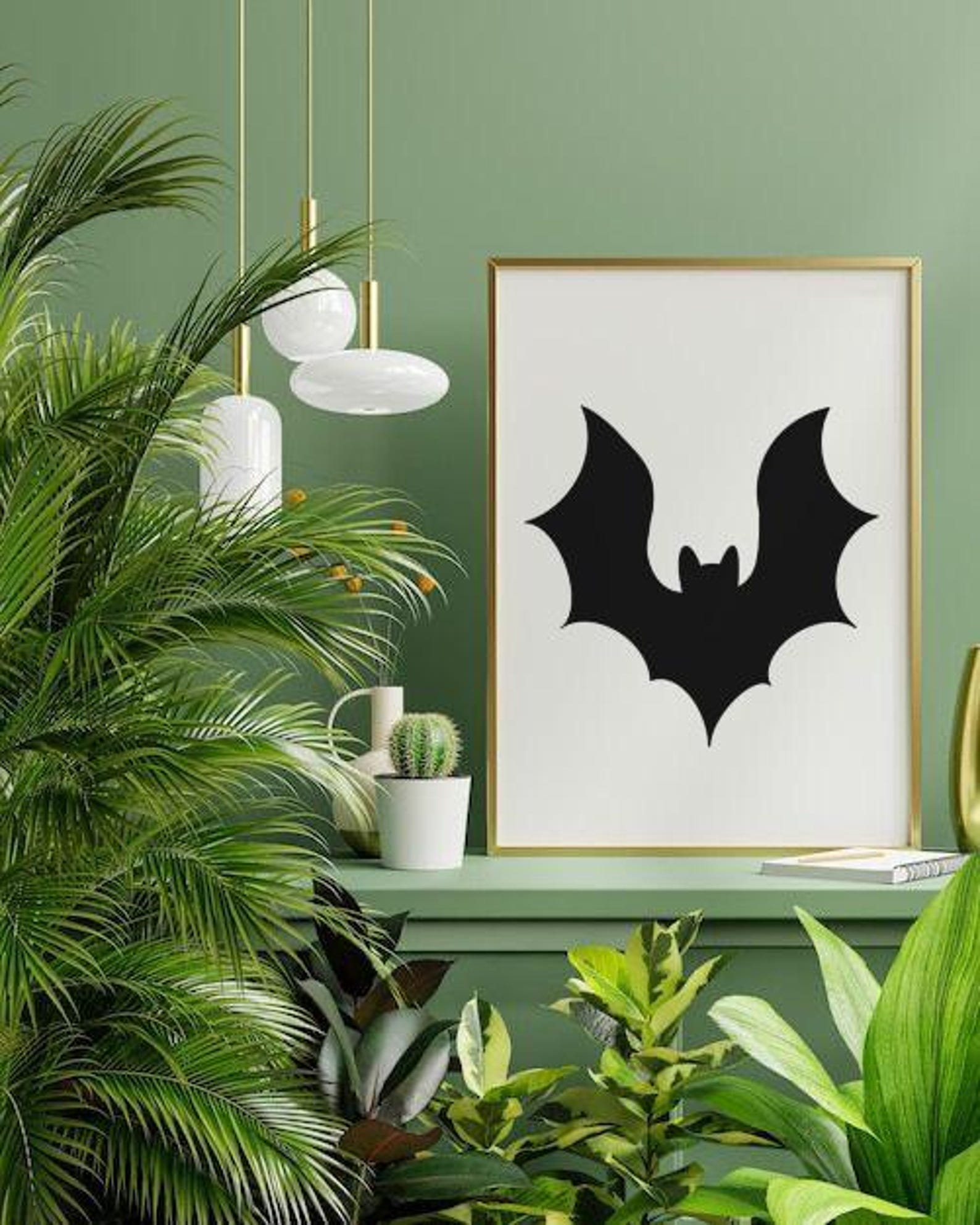 Spooky Bat Clipart, Halloween Vector Graphics (digital Download) - Etsy