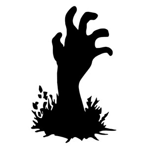Zombie Hand Svg, Png, Jpg, Pdf, Silhouette, Files for Cricut, Halloween ...