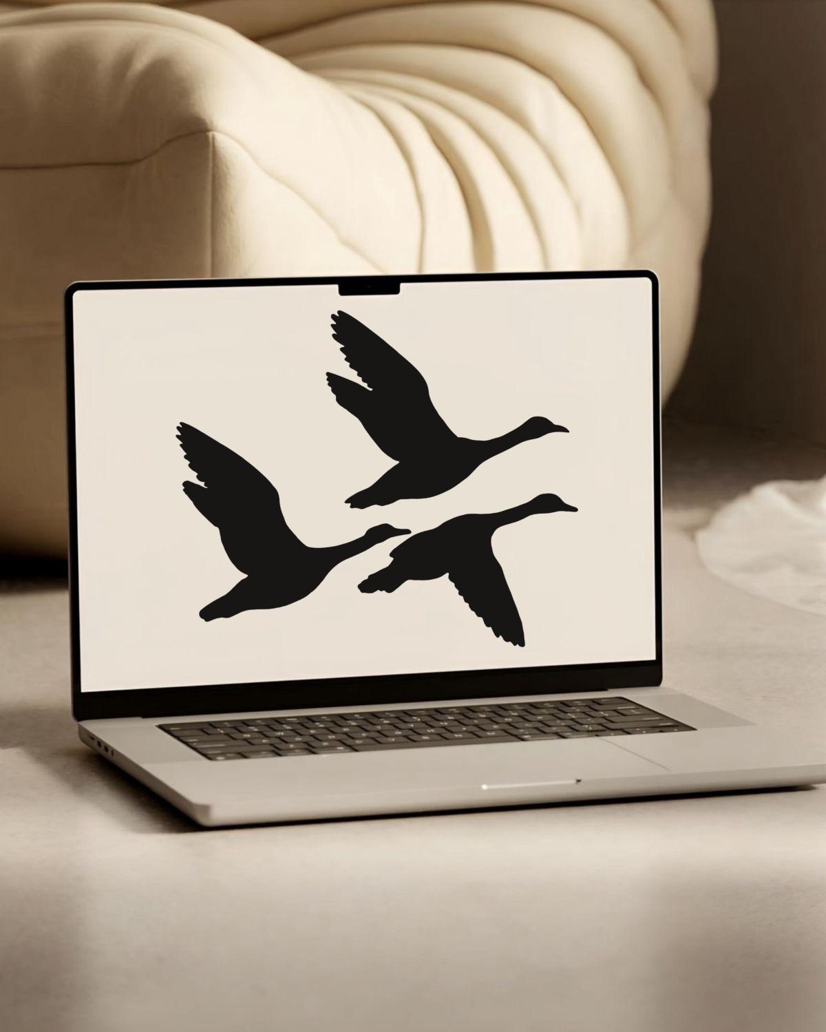 Flying Geese Svg, Png, Jpg, Pdf, Bird, Animals Wildlife, Printable Clip ...