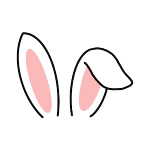 Happy Bunny Ears Svg, Png, Jpg, Pdf, Easter, Easter Bunny, Bunny ...