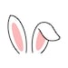 Happy Bunny Ears Svg, Png, Jpg, Pdf, Easter, Easter Bunny, Bunny ...
