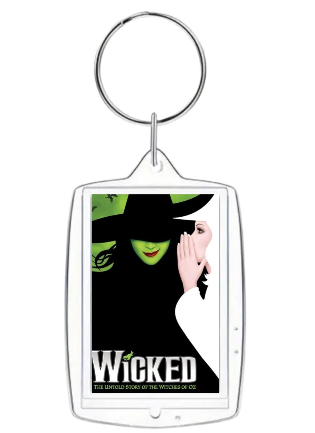 Wicked Musical Broadway Key Chain. - Etsy