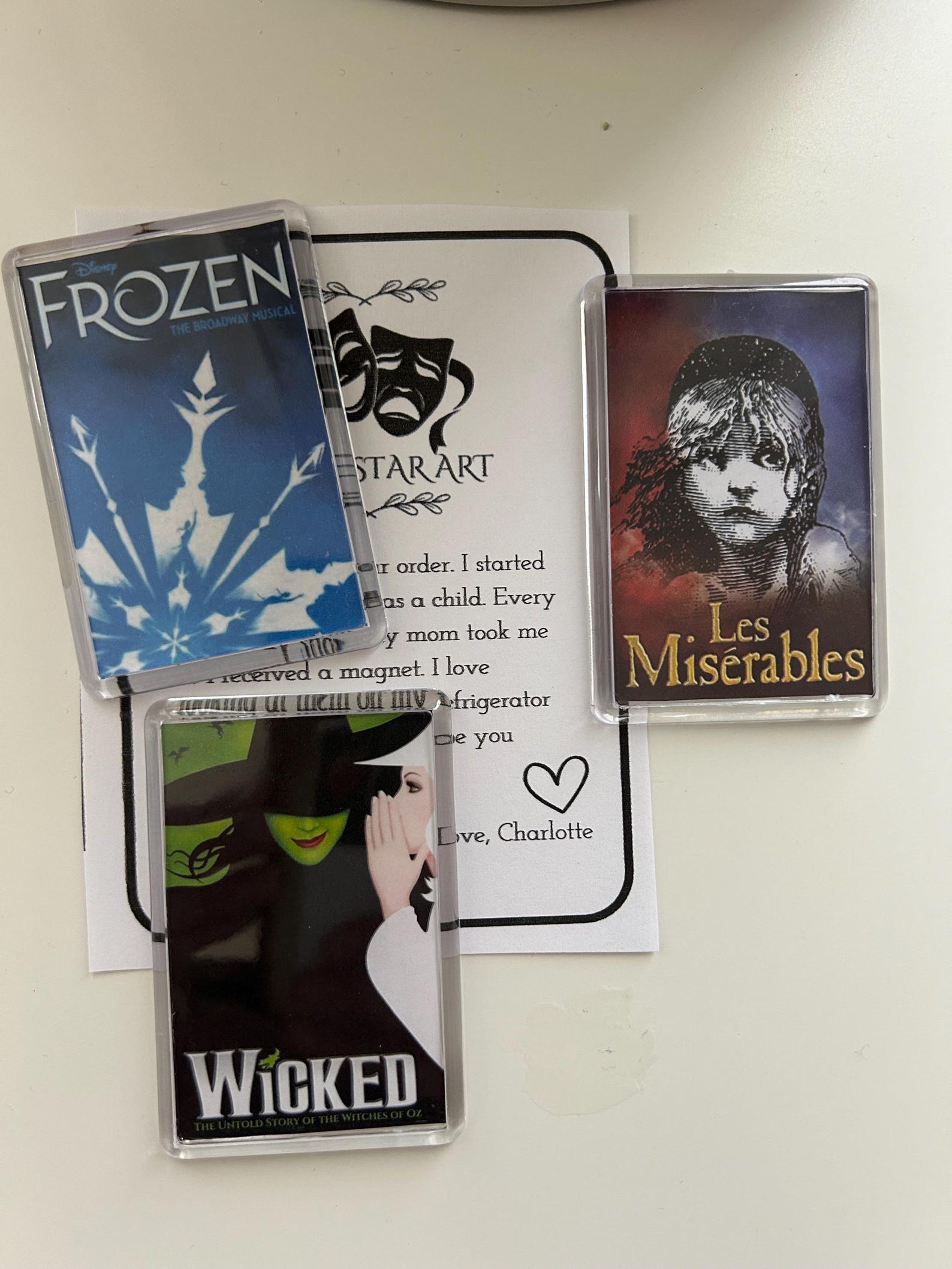 Wicked Musical Broadway Fridge Magnet V2 - Etsy