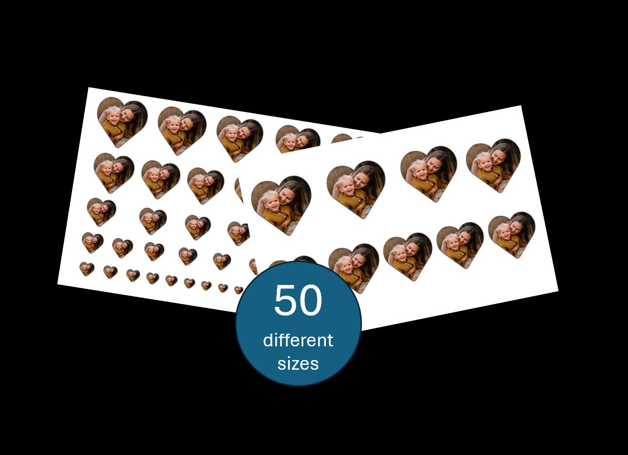Physical Locket Photos - 50 Different Sizes. -pick up at Walgreens ...