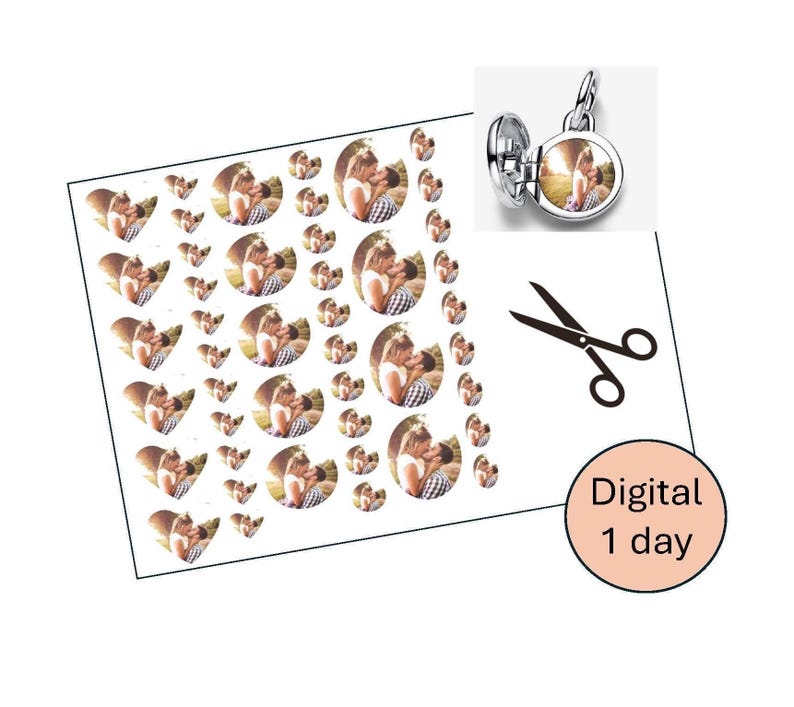 Digital Locket Size Photos,locket Photo Prints,locket Photo Print ...