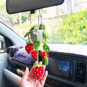 Plant Crochet Pattern, Car Hanging Plant Crochet Pattern, Crochet ...