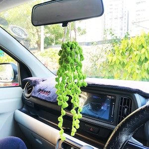 Plant Crochet Pattern, Car Hanging Plant Crochet Pattern, Crochet ...