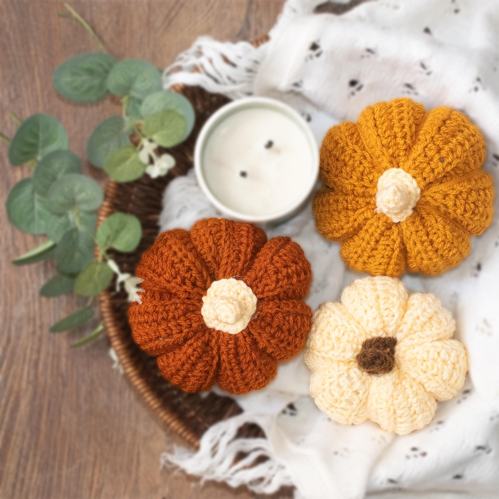 Pumpkin Crochet Pattern, Halloween Crochet Pumpkin, Pumpkin Crochet ...