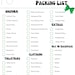 Cheer Competition Packing List, Cheerleading - Etsy