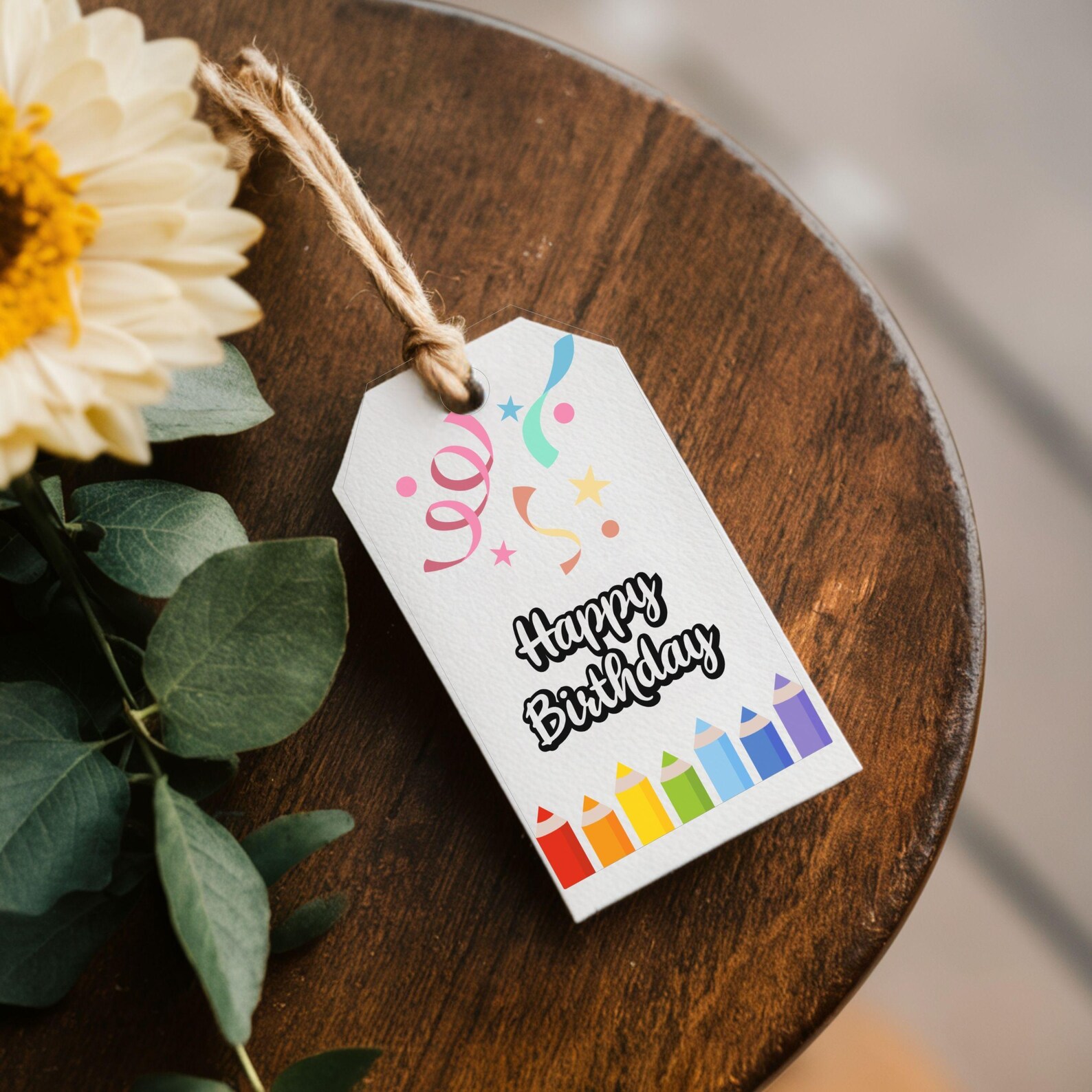 Instant Download 10 Simple Birthday Gift Tag Bundle Printable Birthday ...