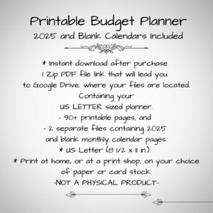 Printable Budget Planner 2025 Calendar Digital Finance Binder Simple ...