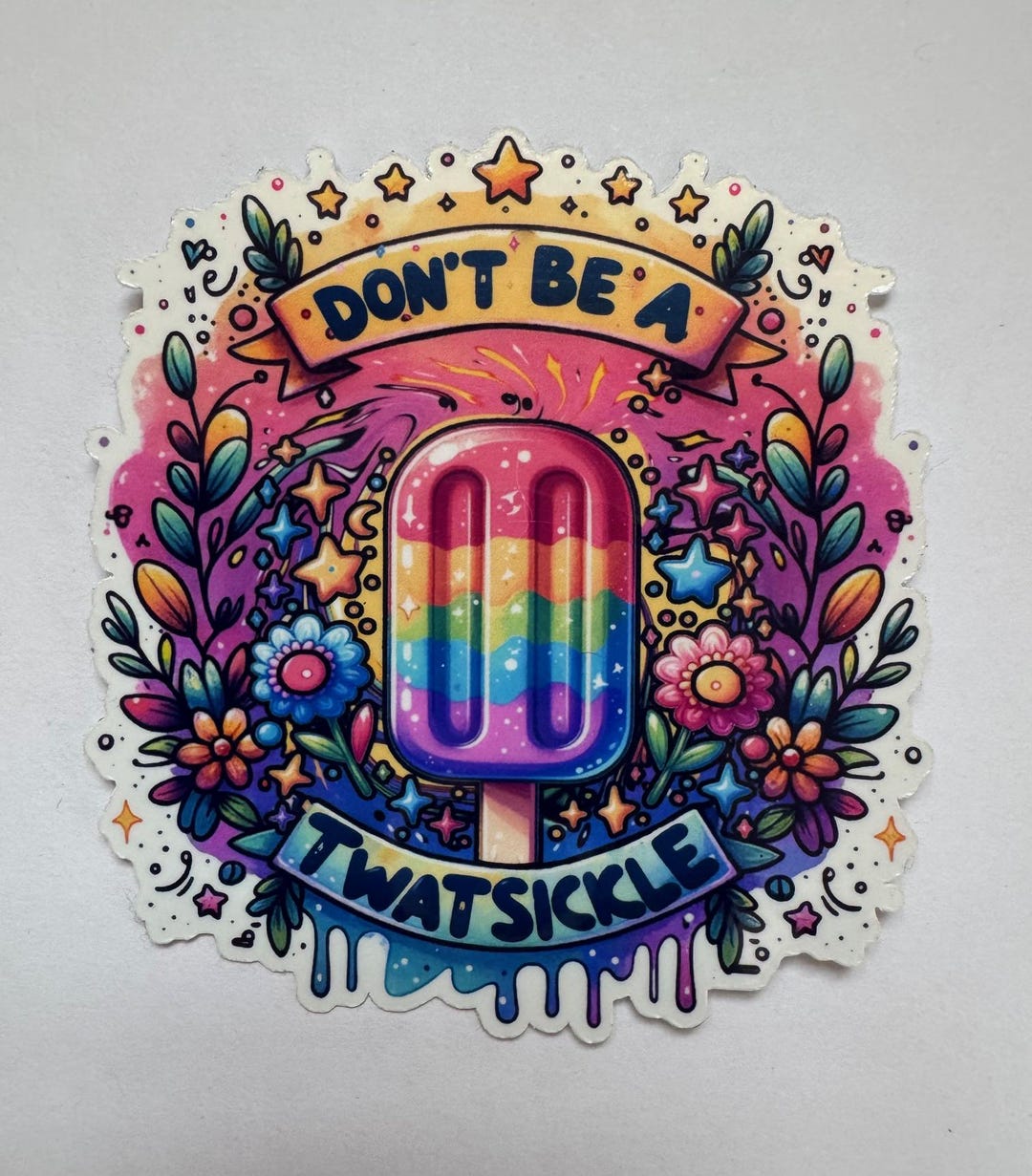 Don't Be a Twatsickle Waterproof Sticker - Etsy