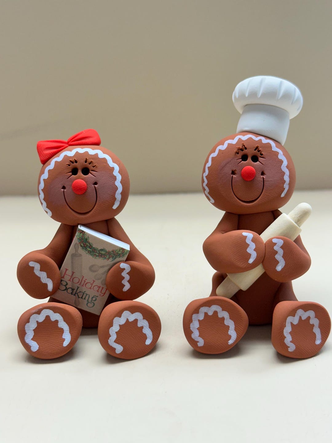Set of Gingerbread With a Cook Book . Not Ornaments - Etsy