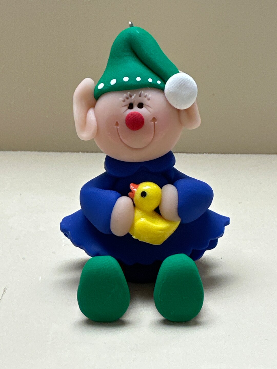 Elf With a Rubber Duck Ornament - Etsy