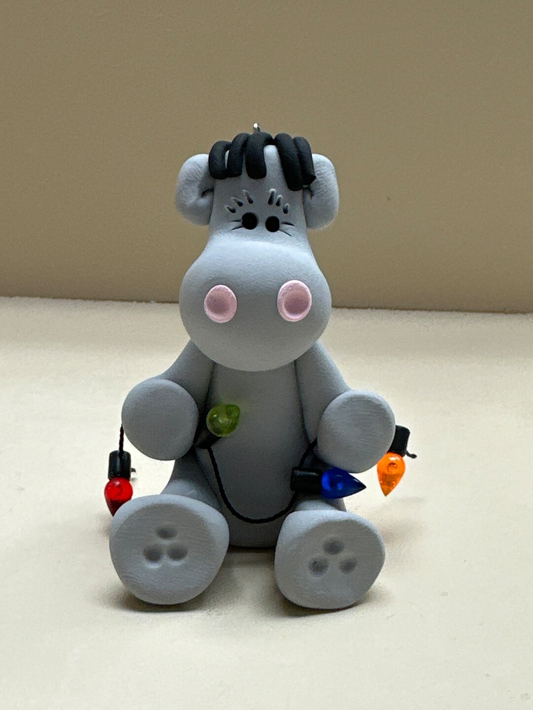 Hippo With Lights Ornament - Etsy