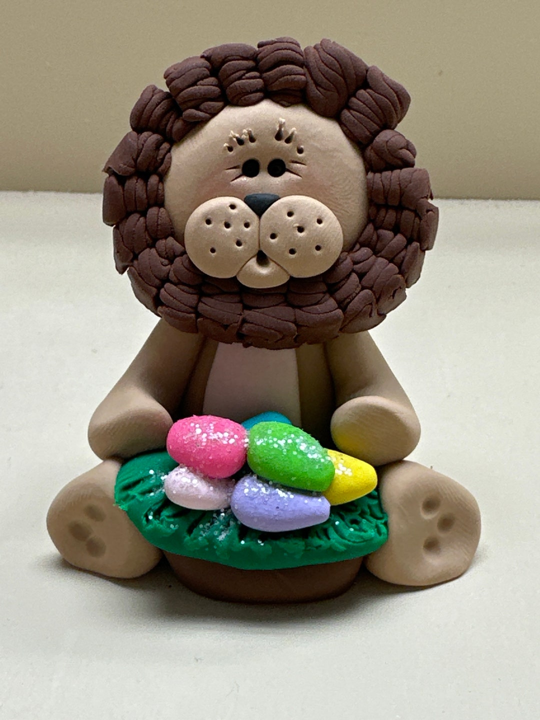 Lion With a Easter Basket - Etsy