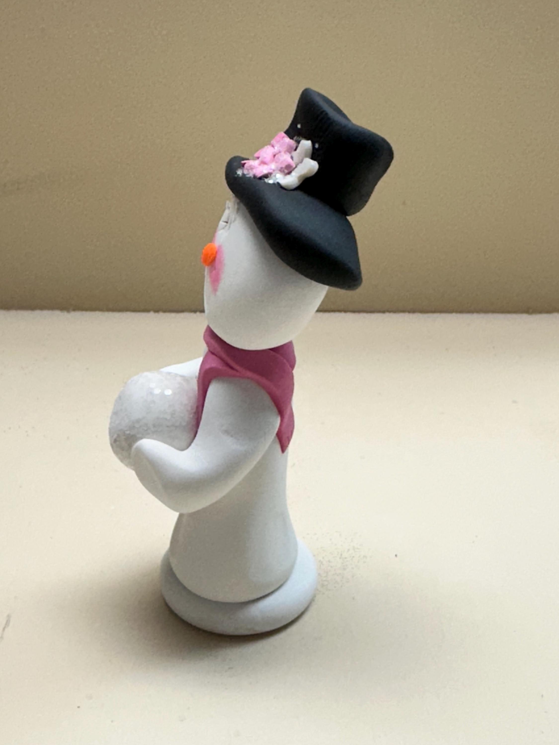 Snowman With a Snowball - Etsy