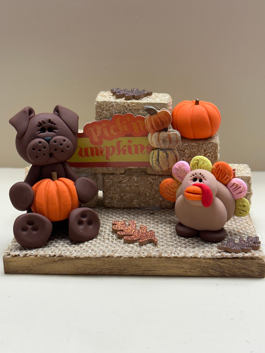 Brown Dog Thanksgiving Decoration - Etsy