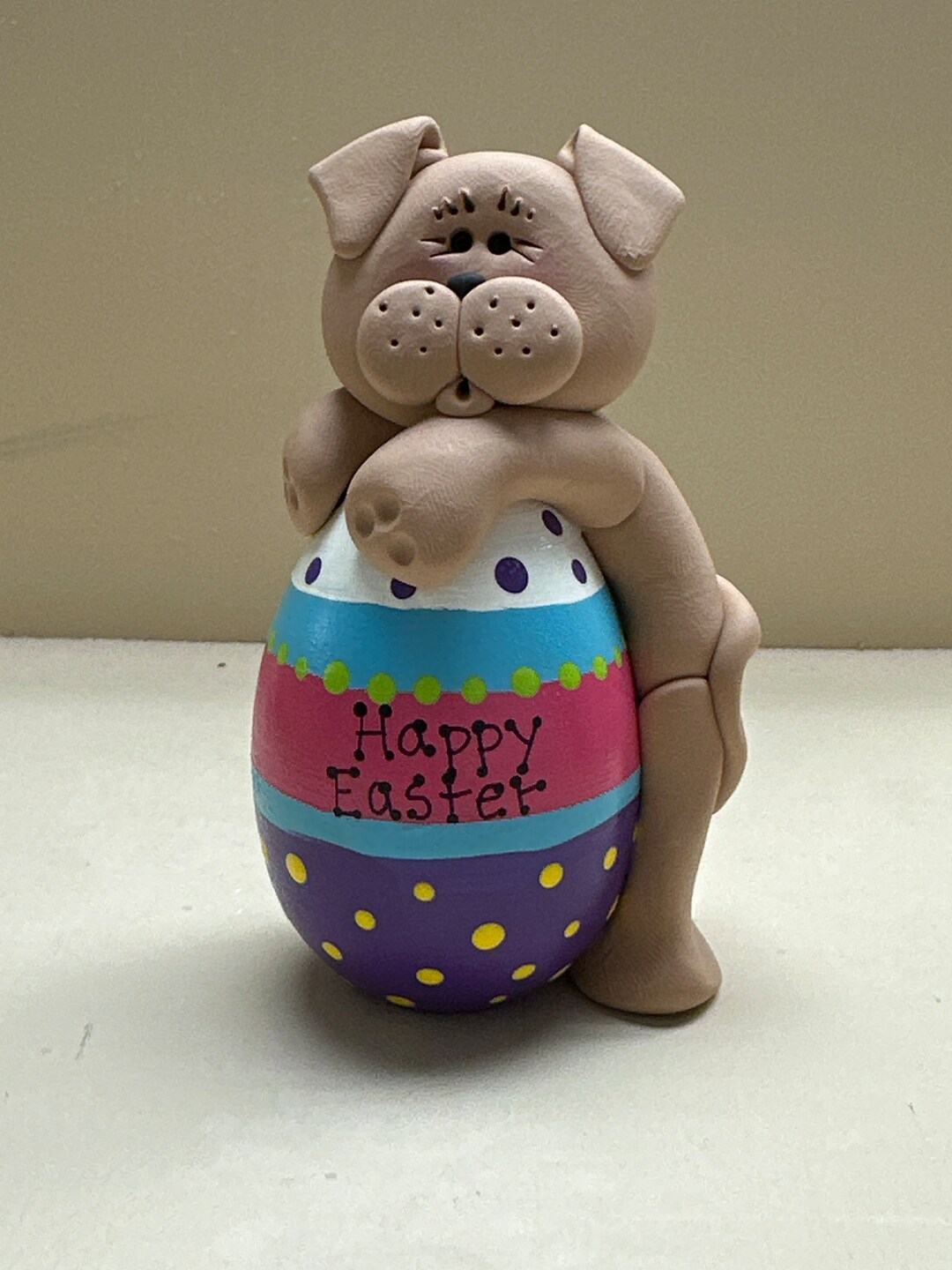 Tan Dog With a Easter Egg - Etsy