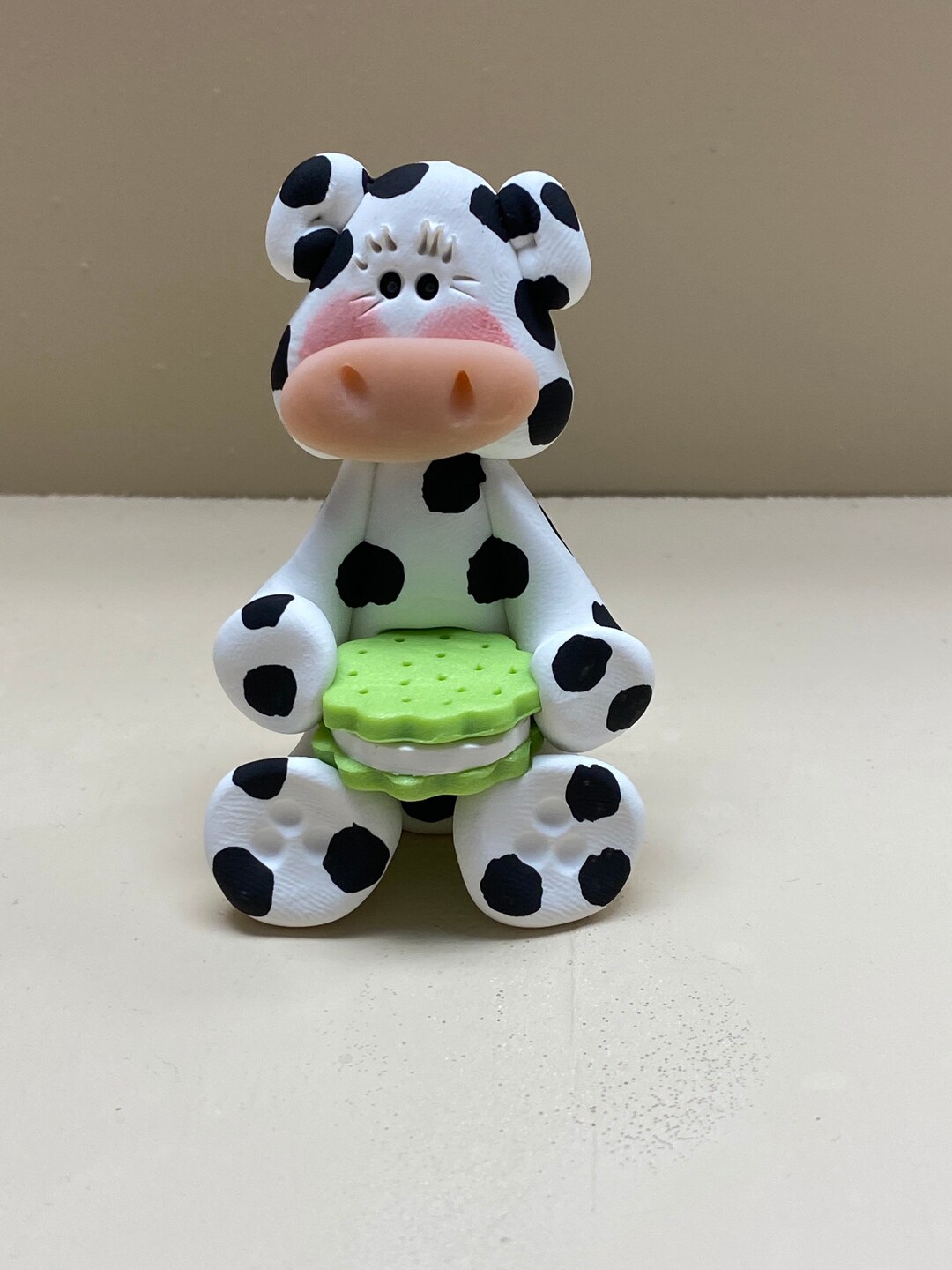 Cow With a Cookie - Etsy