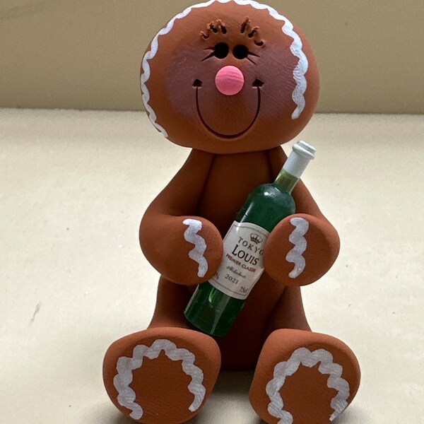 Gingerbread Wine Bottle - Etsy