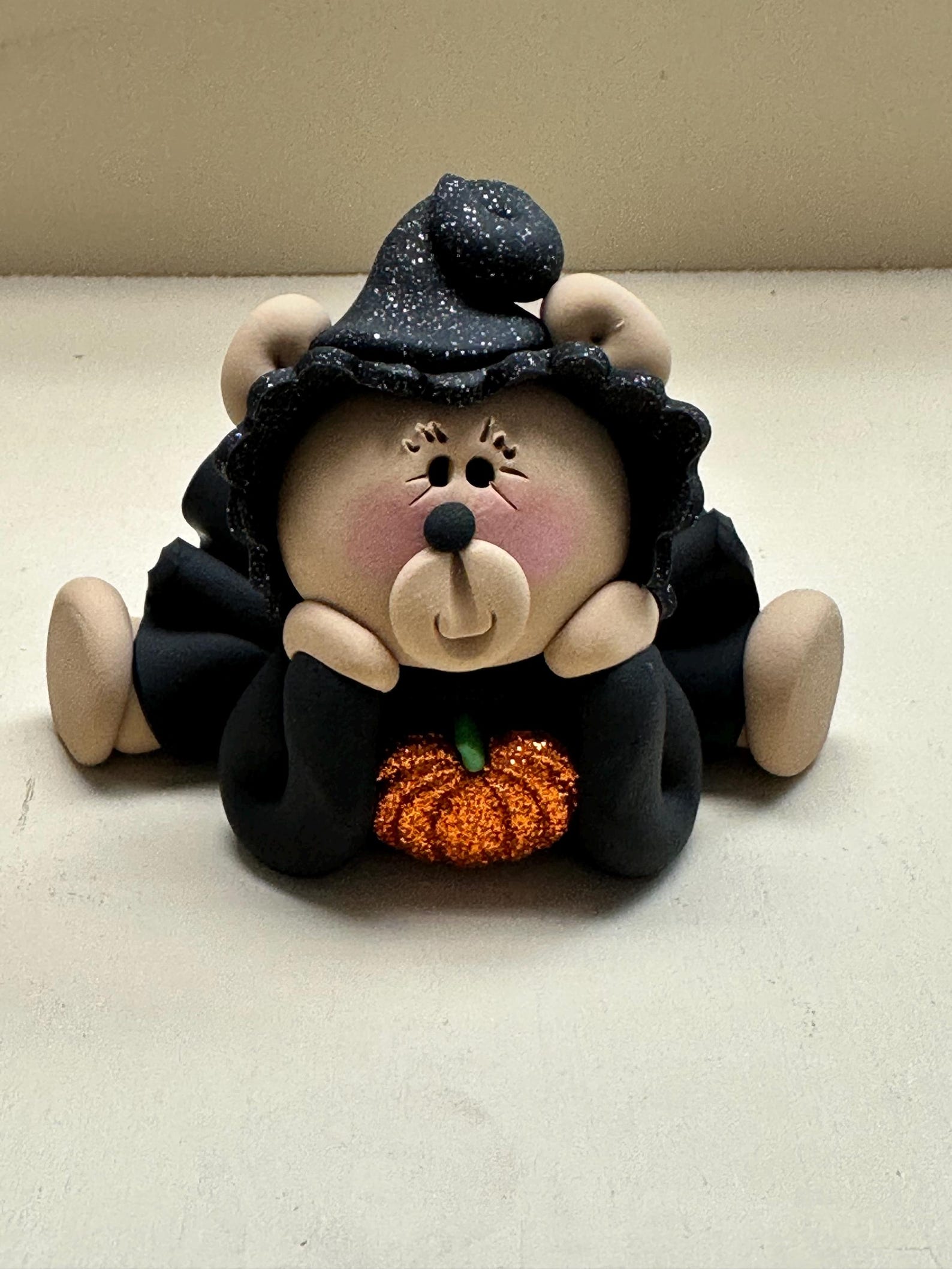 Laying Down Teddy Bear Witch - Etsy