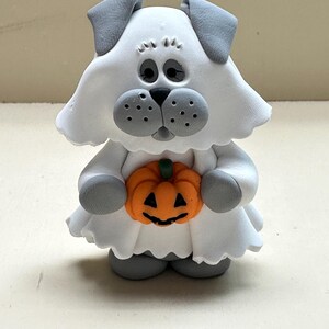 Ghost Walking Dog Statue - Etsy