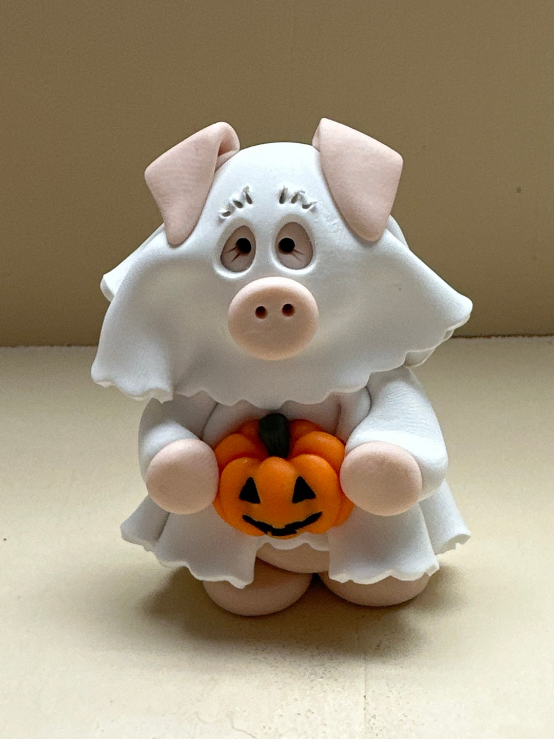 Pig Dressed as a Ghost - Etsy