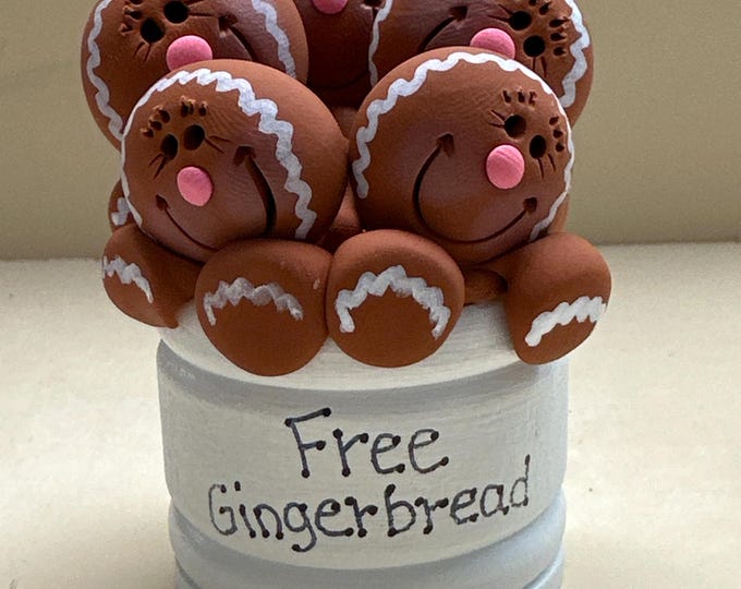 Gingerbread Figure Set - Etsy