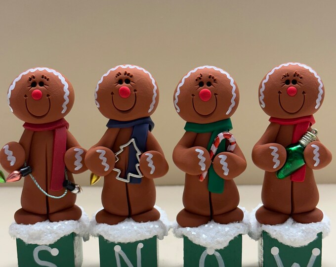 Set of Gingerbread Snow Blocks - Etsy