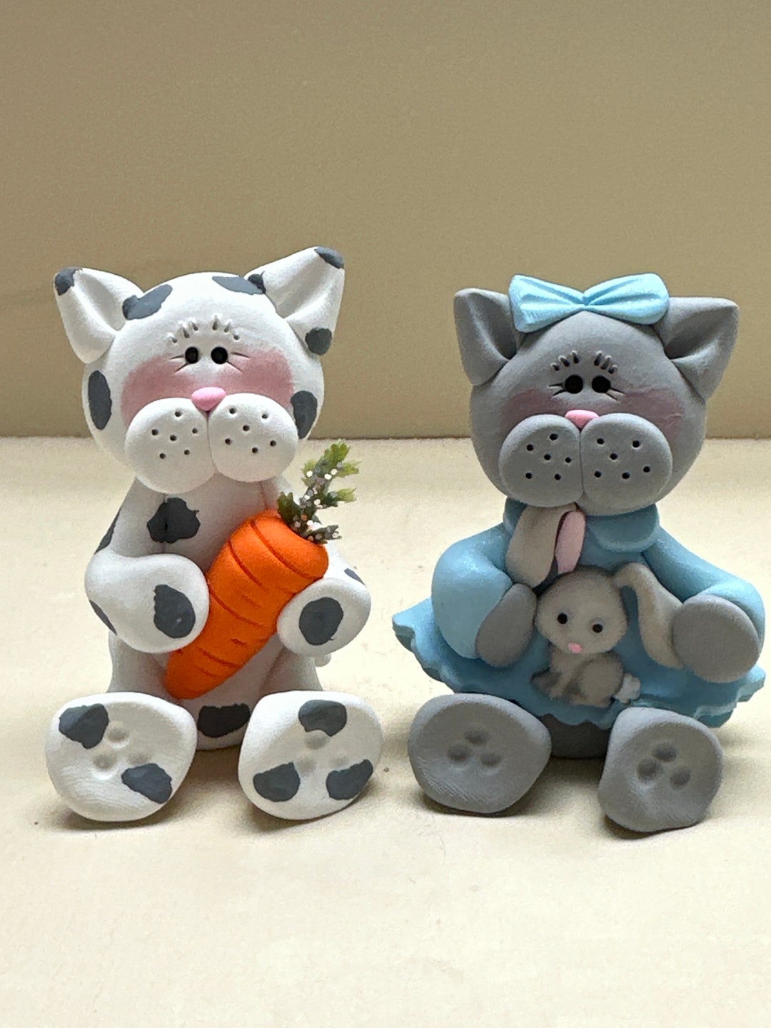 Set of Easter Kitties - Etsy