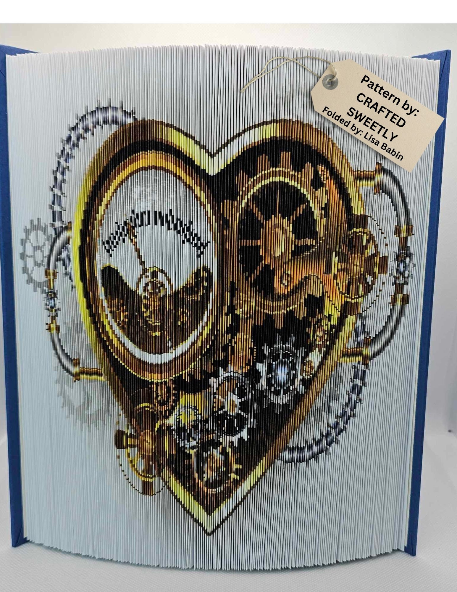 Foto Book Art Photo Strip Book Design Steampunk Heart - Etsy