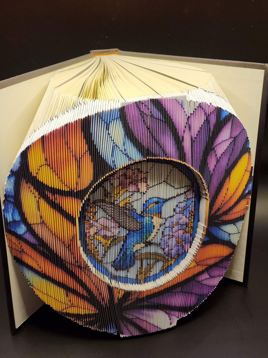 Foto Book Art - Photo Strip Book Pattern - Hummingbird Stained Glass ...