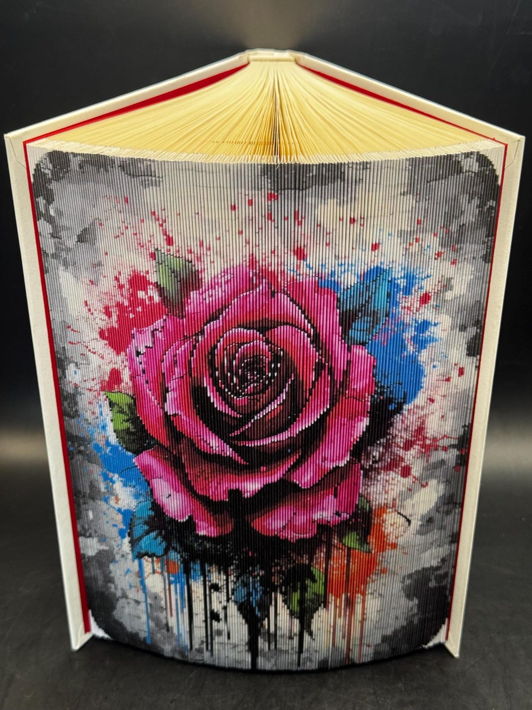 Foto Book Art - Photo Strip Book Pattern - Rose Dripping Paint, Tattoo ...