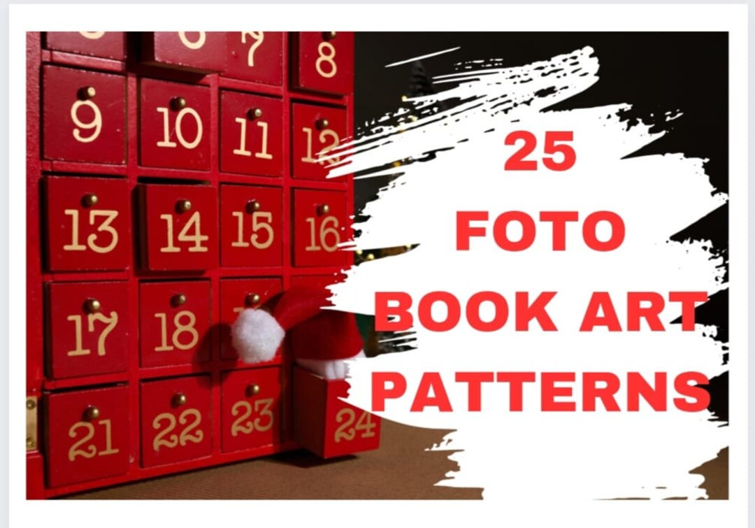 Foto Book Art - Photo Strip Book Patterns - ADVENT CALENDAR COLLECTION ...