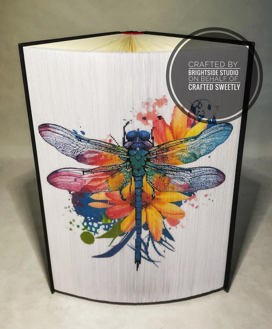 Foto Book Art - Photo Strip Book Pattern - Dragonfly With Flowers ...