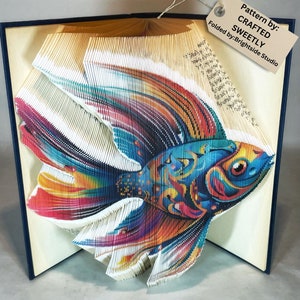 Foto Book Art - Photo Strip Book Pattern - Colorful Fish, Sea - Etsy