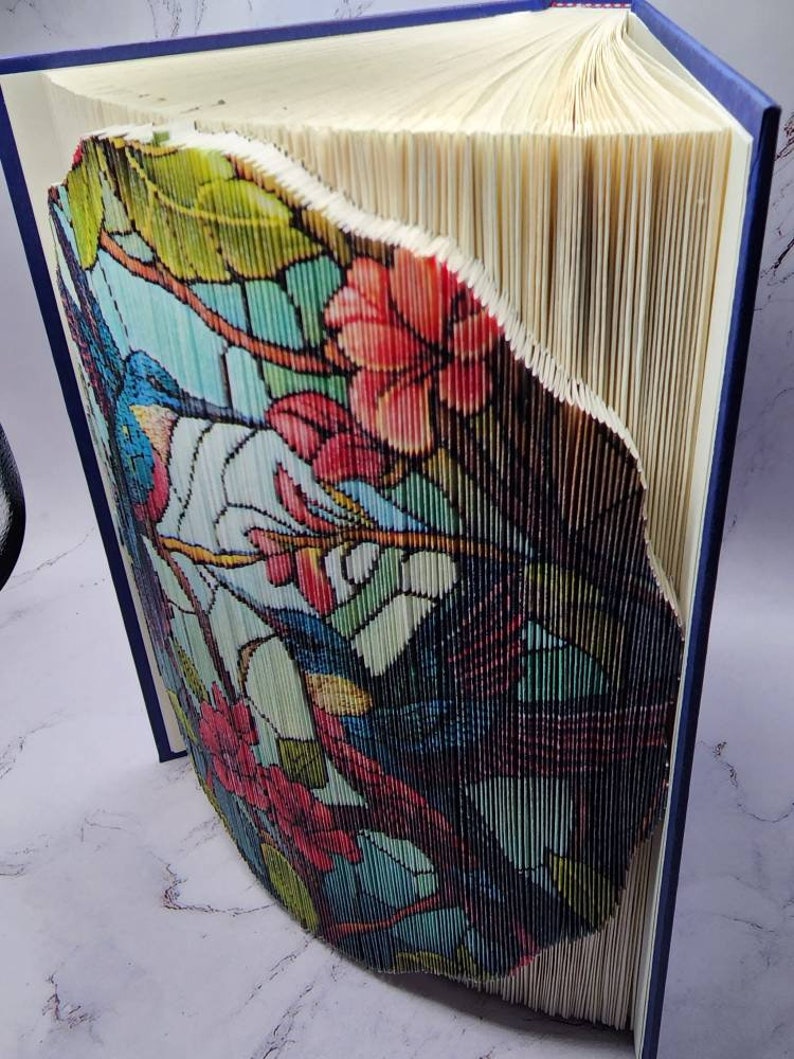 Foto Book Art - Photo Strip Book Design - Humminbirds & Flowers ...