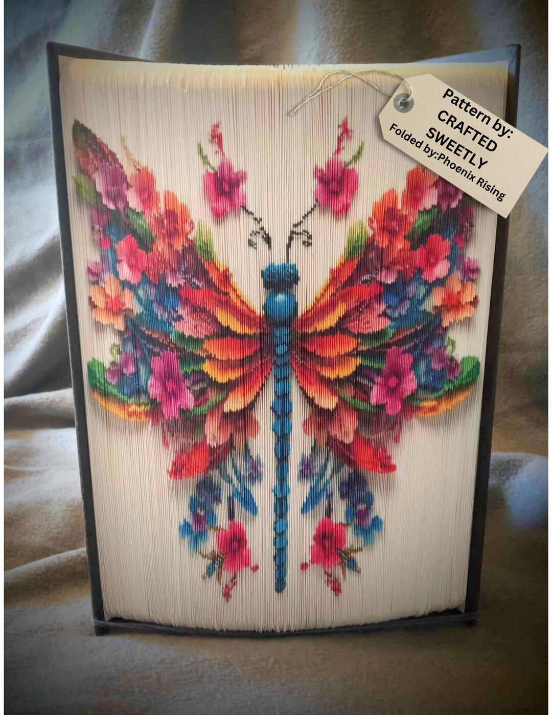 Foto Book Art - Photo Strip Book Pattern - Dragonfly Flowers, Nature - Etsy