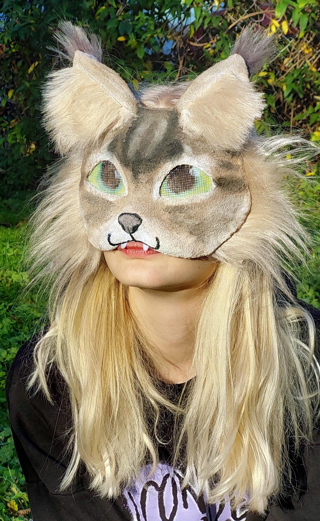 Therian Tabby Cat Mask for Kids and Teenagers - Etsy