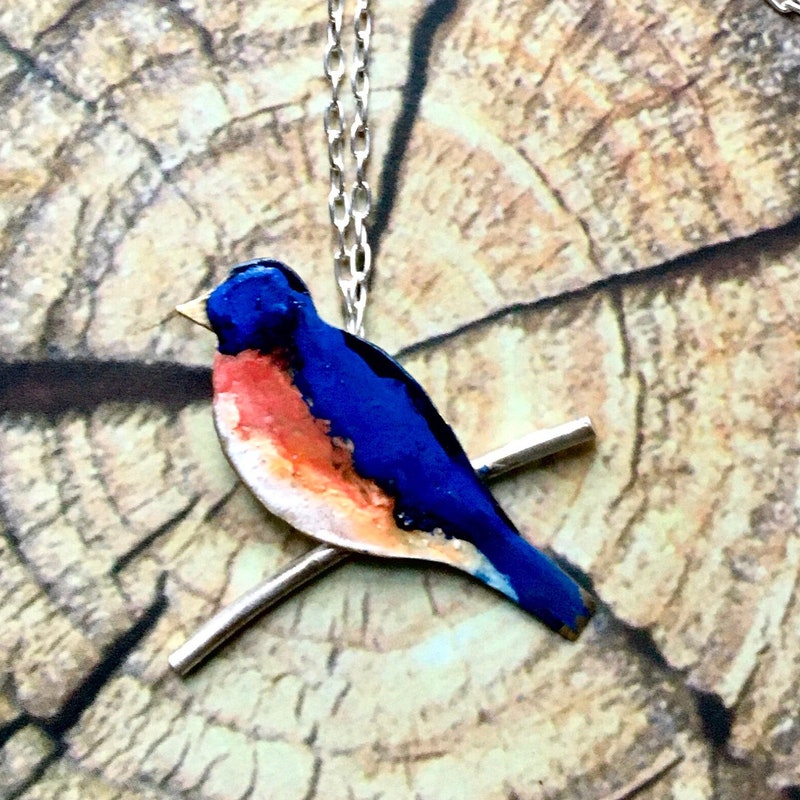 Bluebird Necklace - Etsy