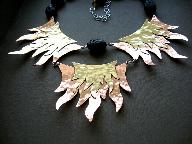 Fire Element Necklace Flame Necklace Fire Sign Necklace | Etsy