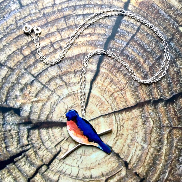 Bluebird Necklace - Etsy
