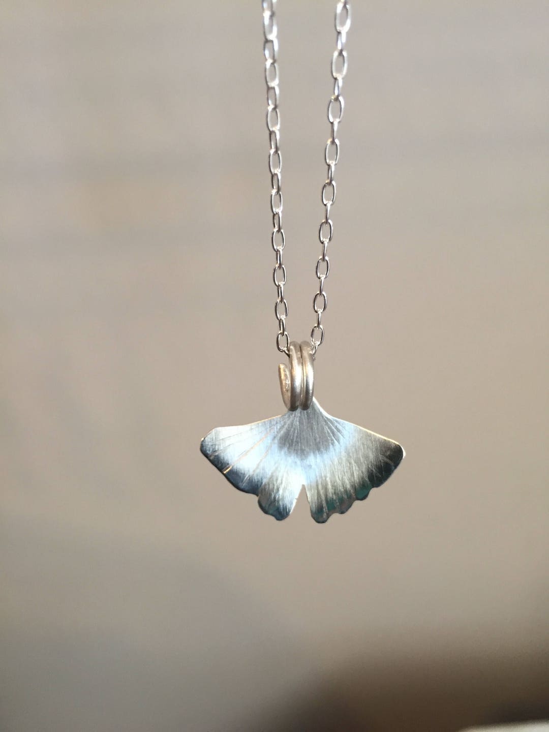 Ginkgo Necklace, Ginkgo Pendant, Ginkgo Jewelry, Nature Lover, Ginkgo ...